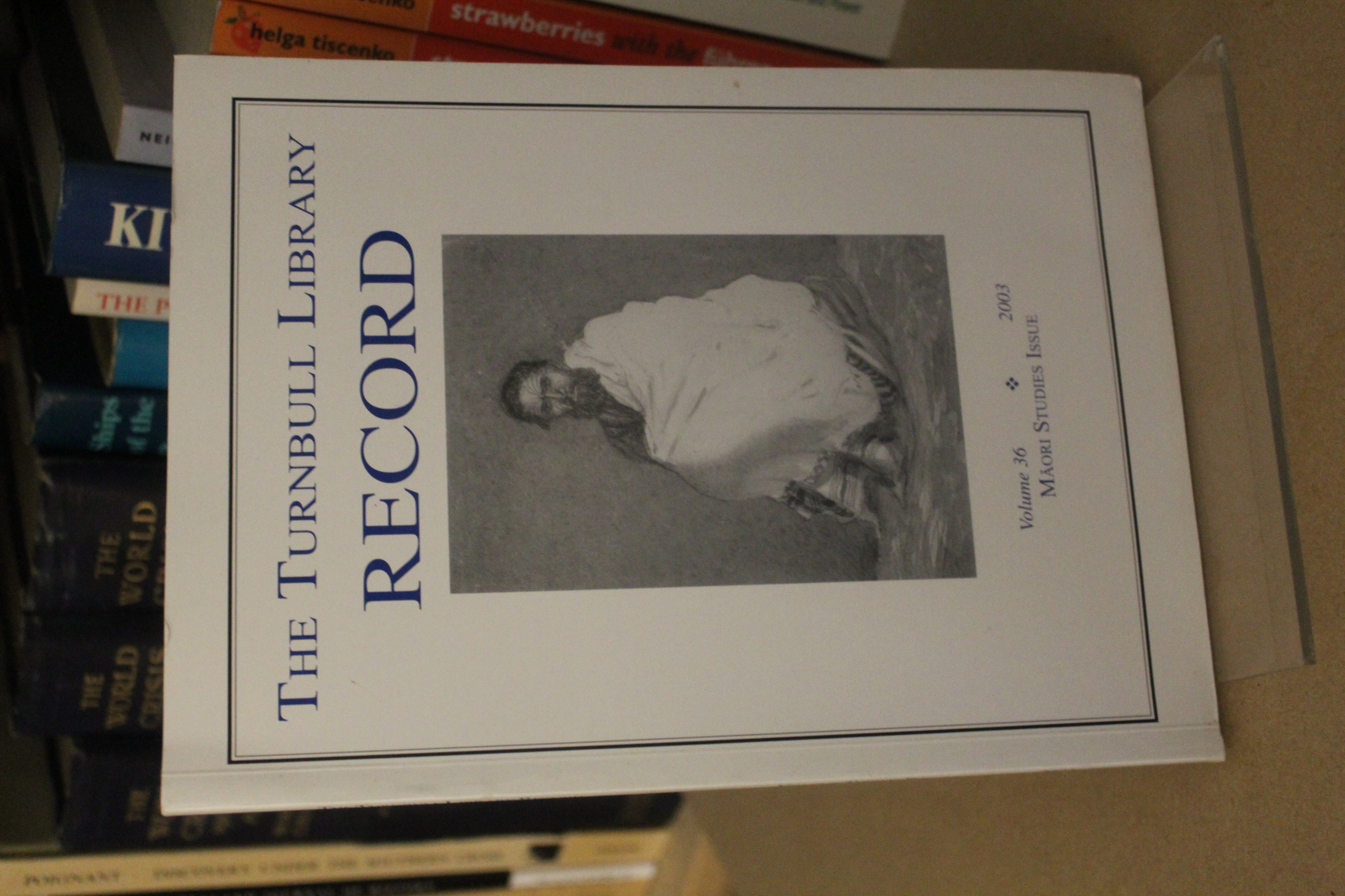 The Turnbull Library Record. Volume 36 maori Studies Issue